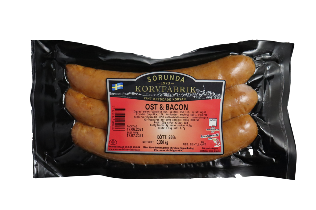 Ost & Bacon | Sorunda Korvfabrik